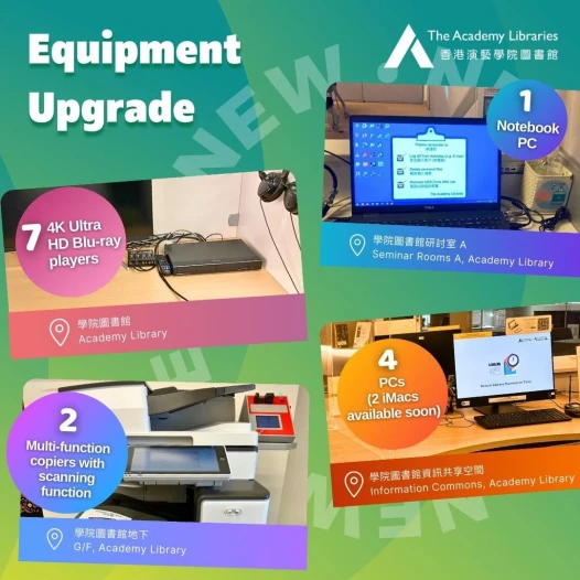 Equipment Upgrade (Academy Library) | Library